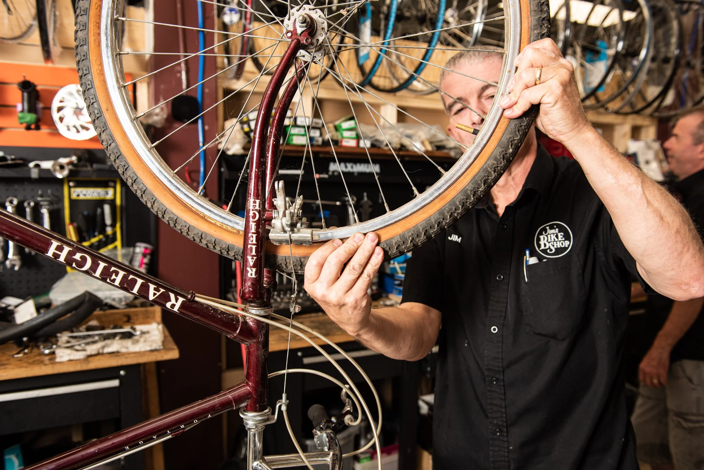 In The Shop | Schedule Your Service Today — Jim's Bike Shop