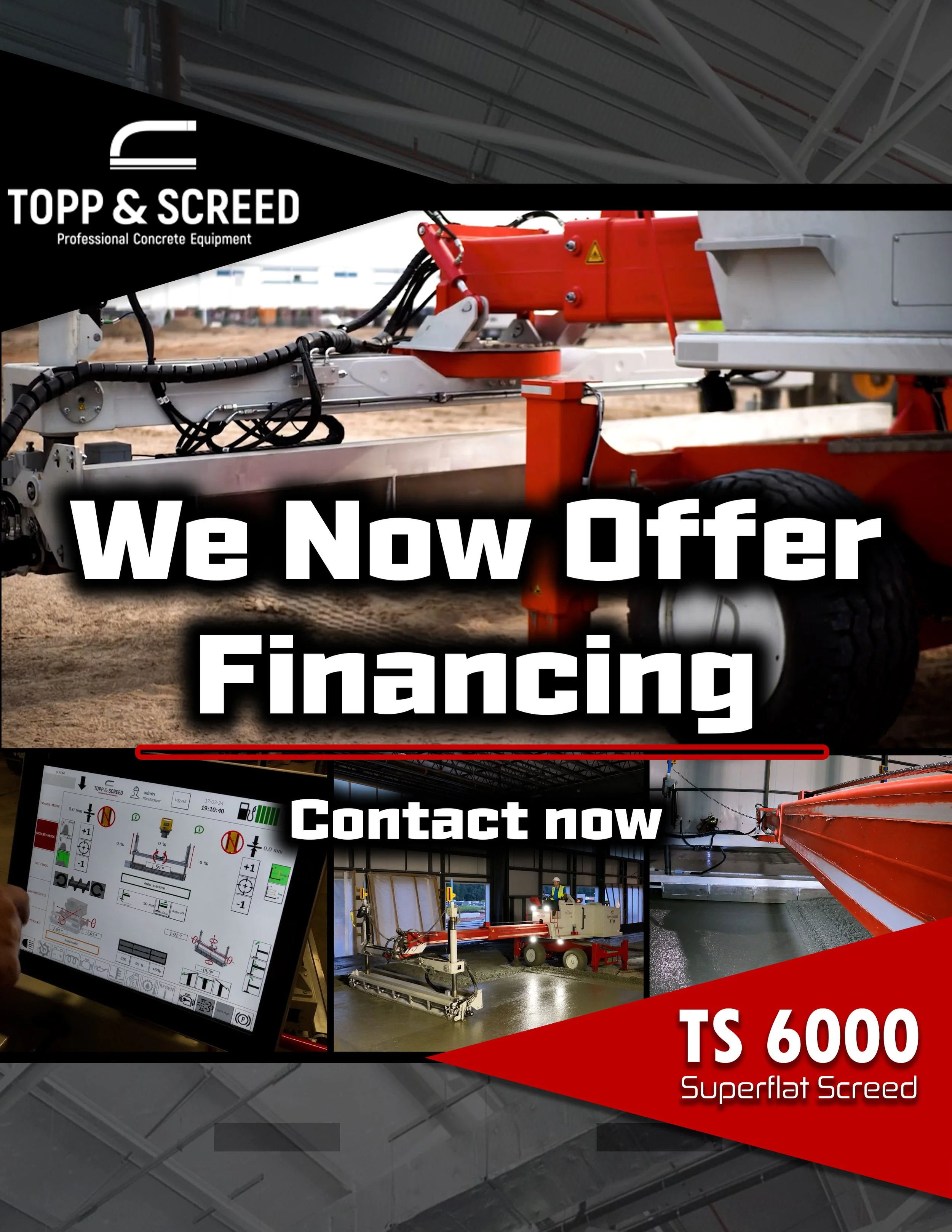 Financing — TOPP & SCREED USA