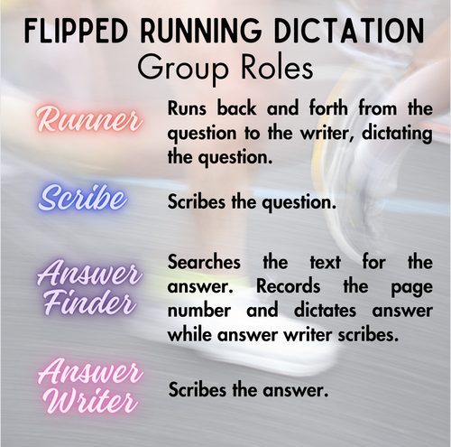 How the FLIPPED Running Dictation Saved My Formal Observation Crisis ...