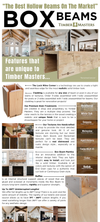 Timber Box Beams | Hollow Beams, Mantles, Shelves & more | Timber Masters