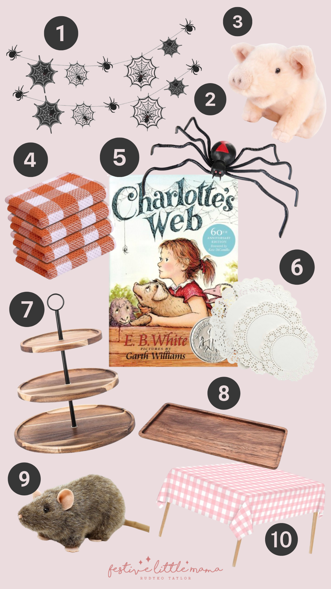 Charlotte’s Web Book Club w/ Free Printables — Festive Little Mama ...