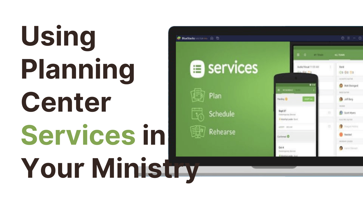 Using Planning Center Services in Your Ministry — David Reneau