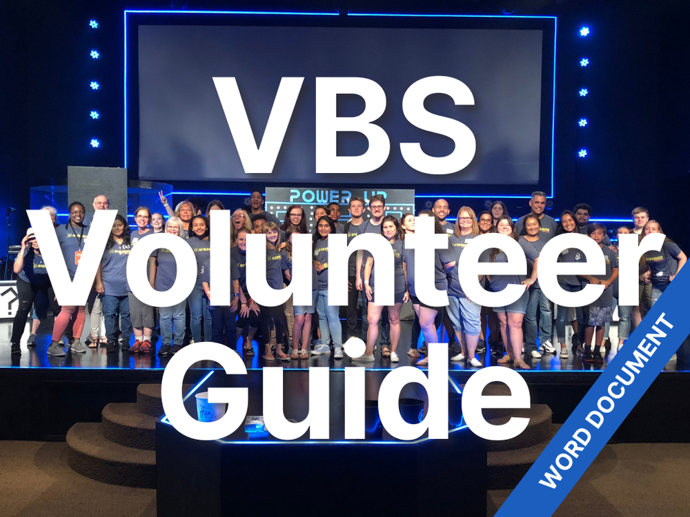 VBS Schedule Template — David Reneau