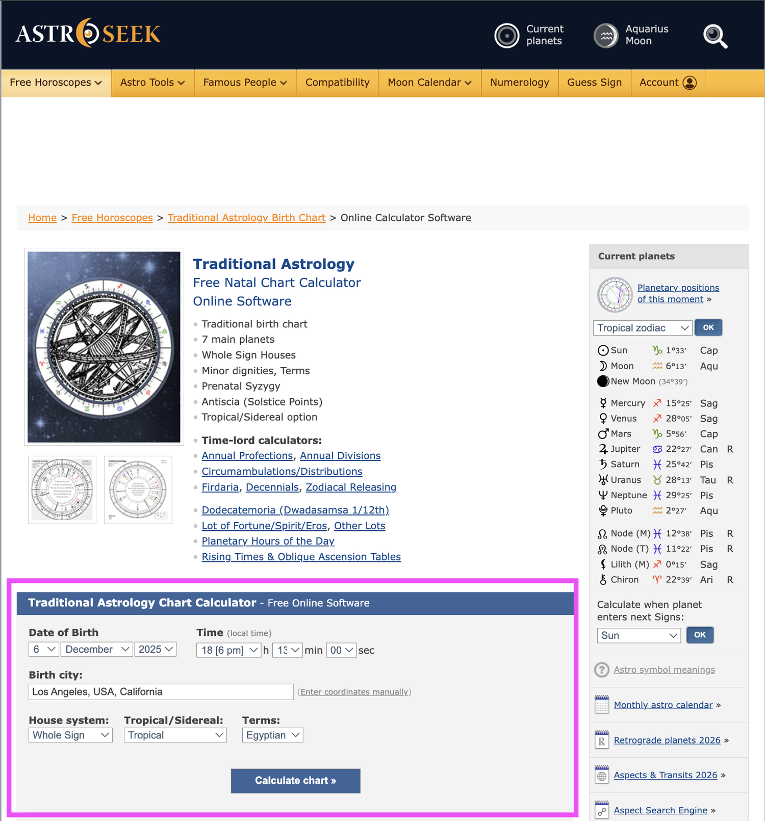 How to Convert an Electional Astrology Chart to Your Location and Time ...
