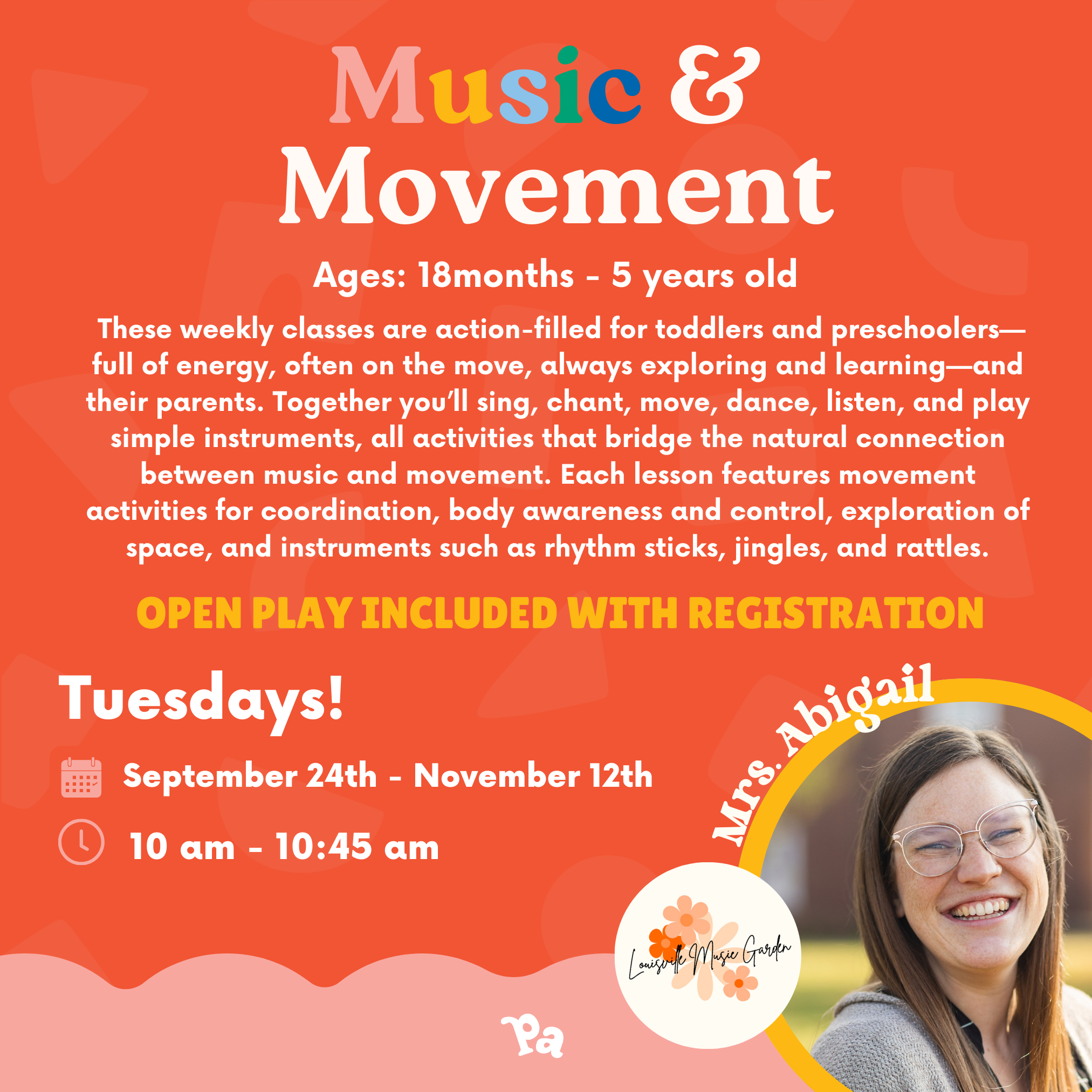 Classes & Events — Playground Abode