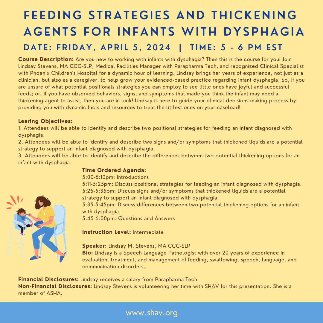 Feeding Webinars — Speech-Language-Hearing Association of Virginia