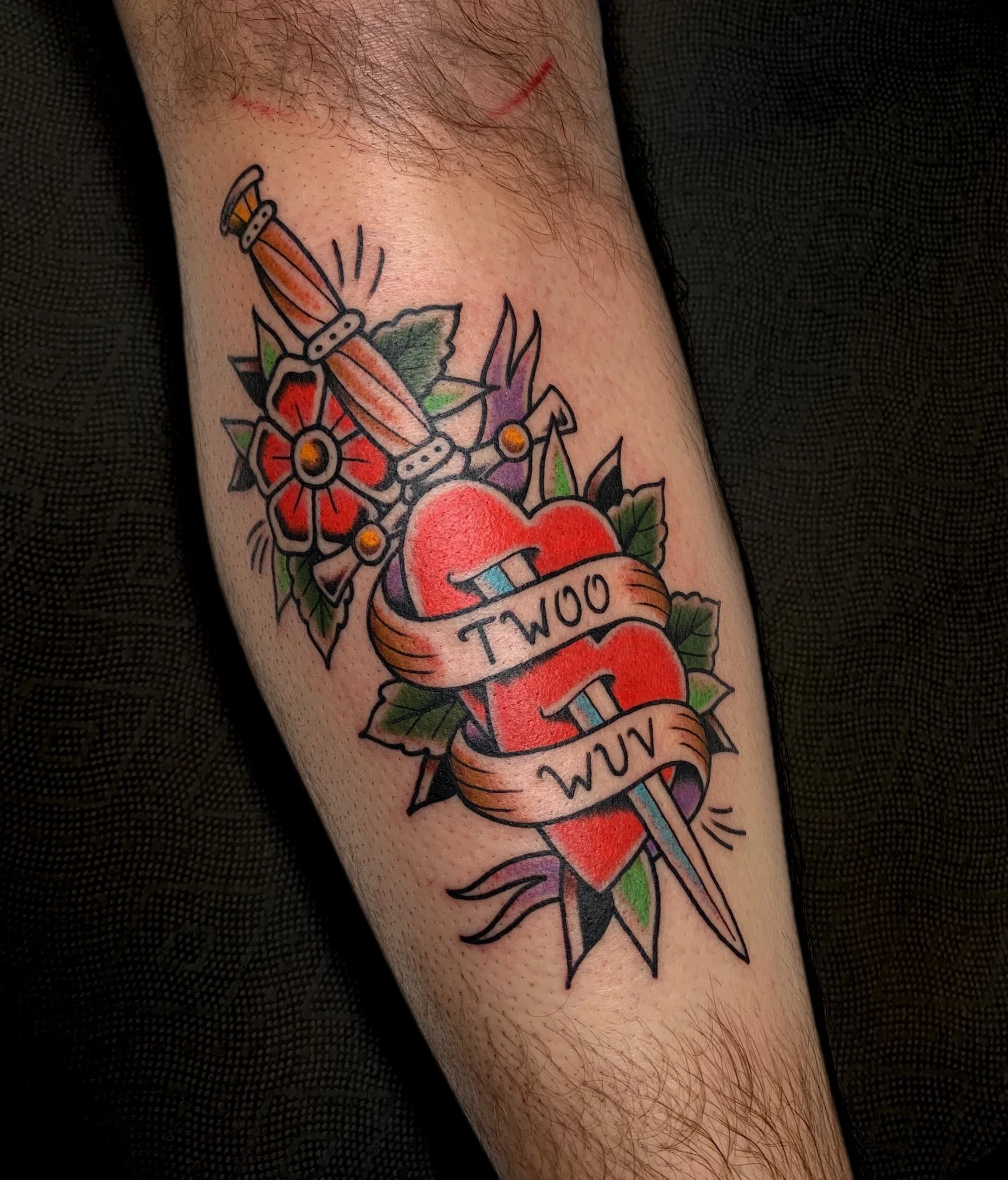 Color Traditional — Ink & Dagger Tattoo