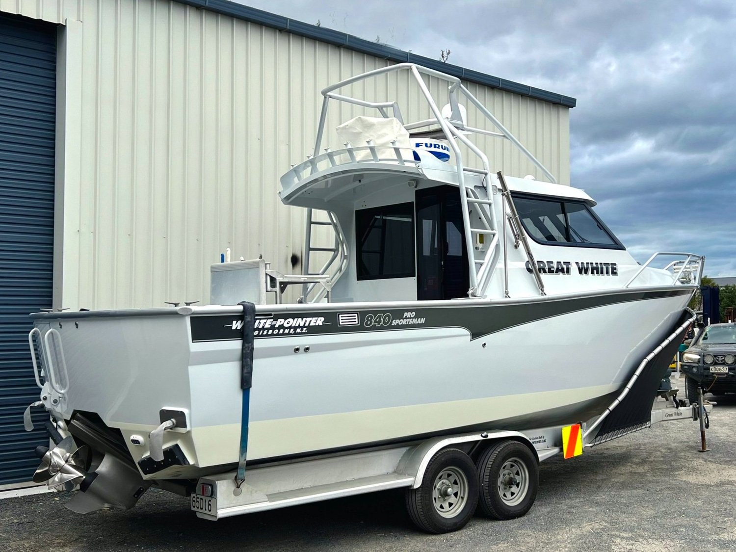 870 Pro Sportsman aluminium fishing boat custom built by White Pointer ...