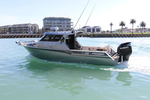 800 Sports Cruiser aluminium fishing boat custom built by White Pointer ...