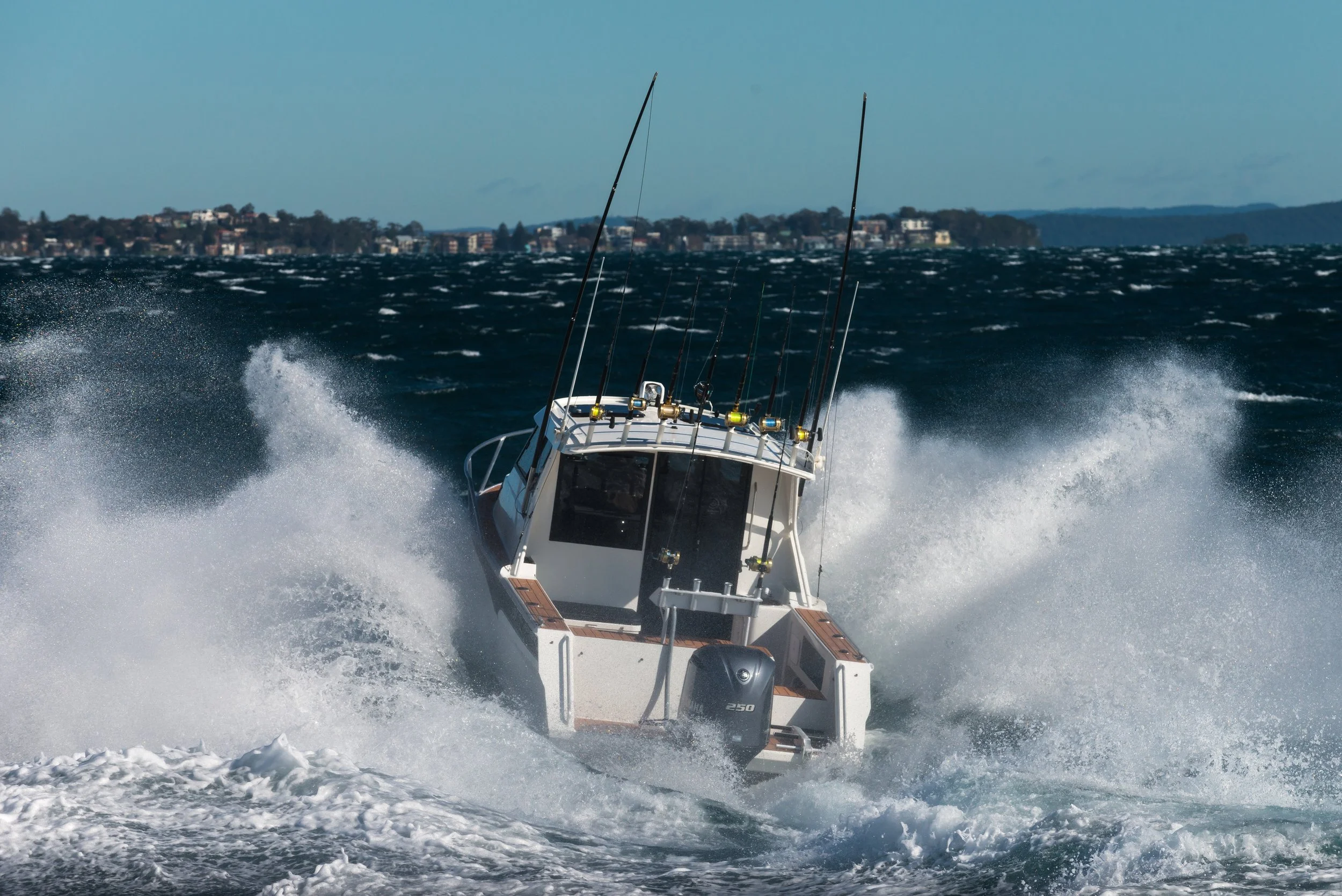 750 Sports Cruiser aluminium fishing boat custom built by White Pointer ...