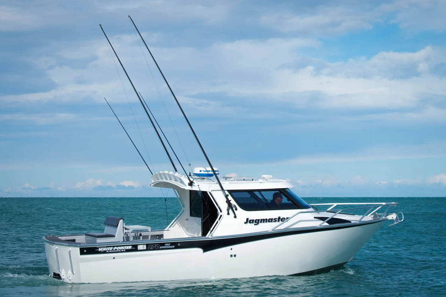 870 Pro Sportsman aluminium fishing boat custom built by White Pointer ...