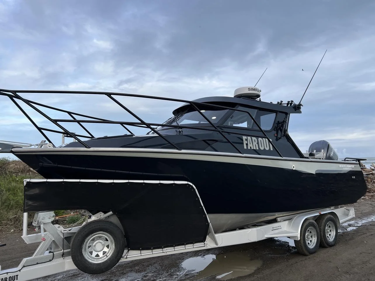 750 Sports Cruiser aluminium fishing boat custom built by White Pointer ...
