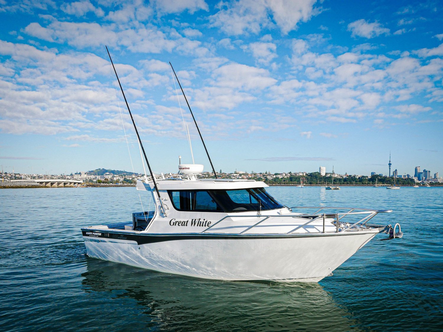 840 Pro Sportsman aluminium fishing boat custom built by White Pointer ...
