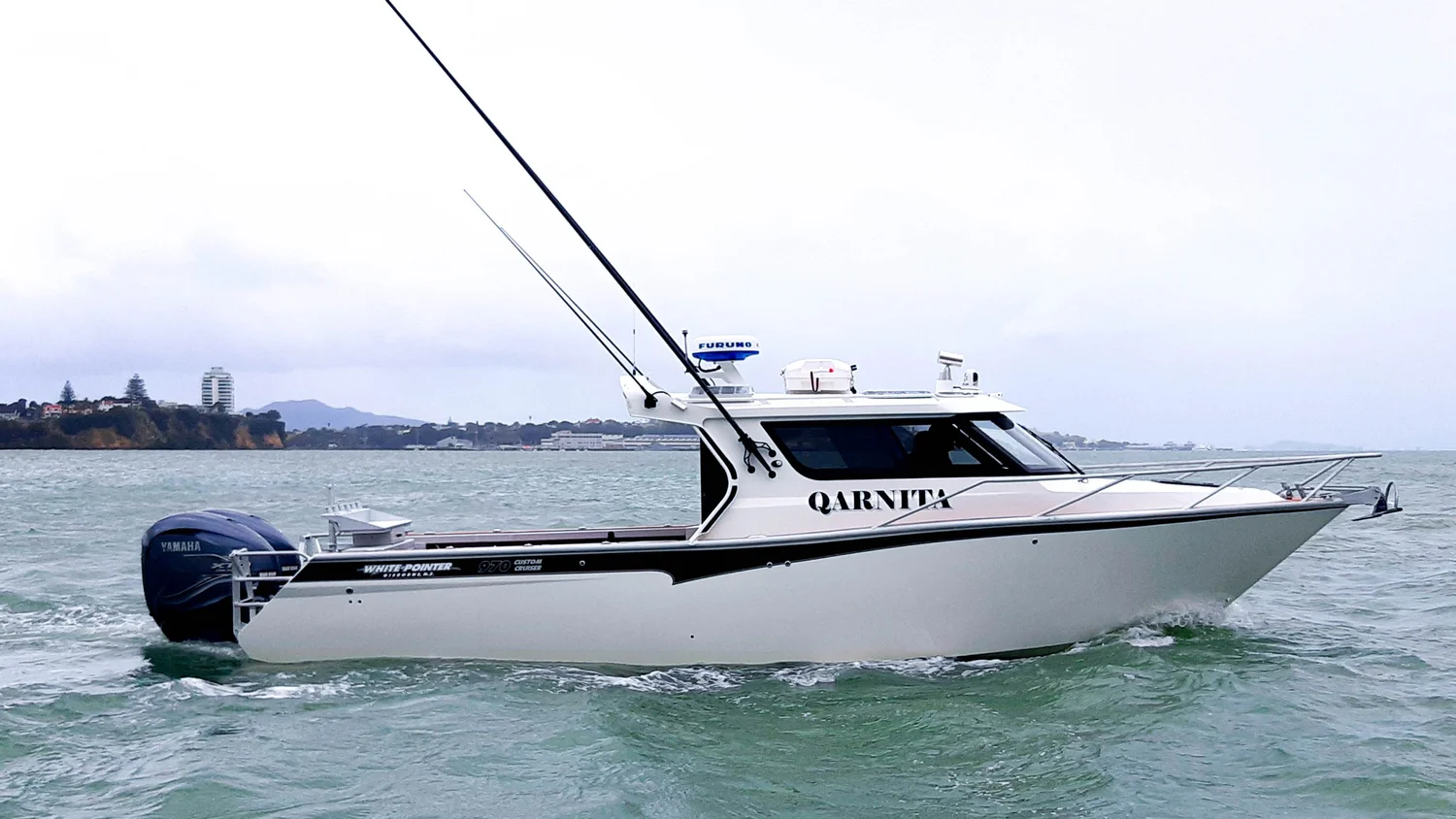 970 Custom Cruiser aluminium fishing boat custom built by White Pointer ...