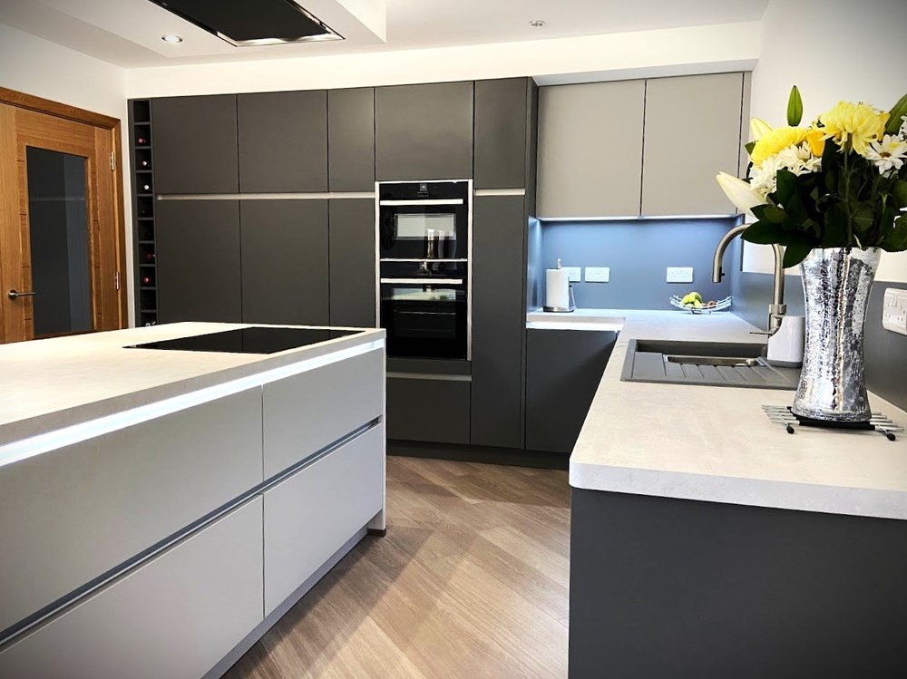 Open-plan Grey Kitchen in Fraserburgh - Williamsons Kitchens
