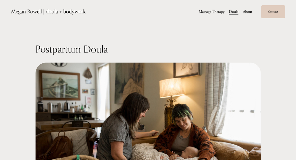 A Minimalist Squarespace Website for a Massage Therapist — Studio Rocket Web Design