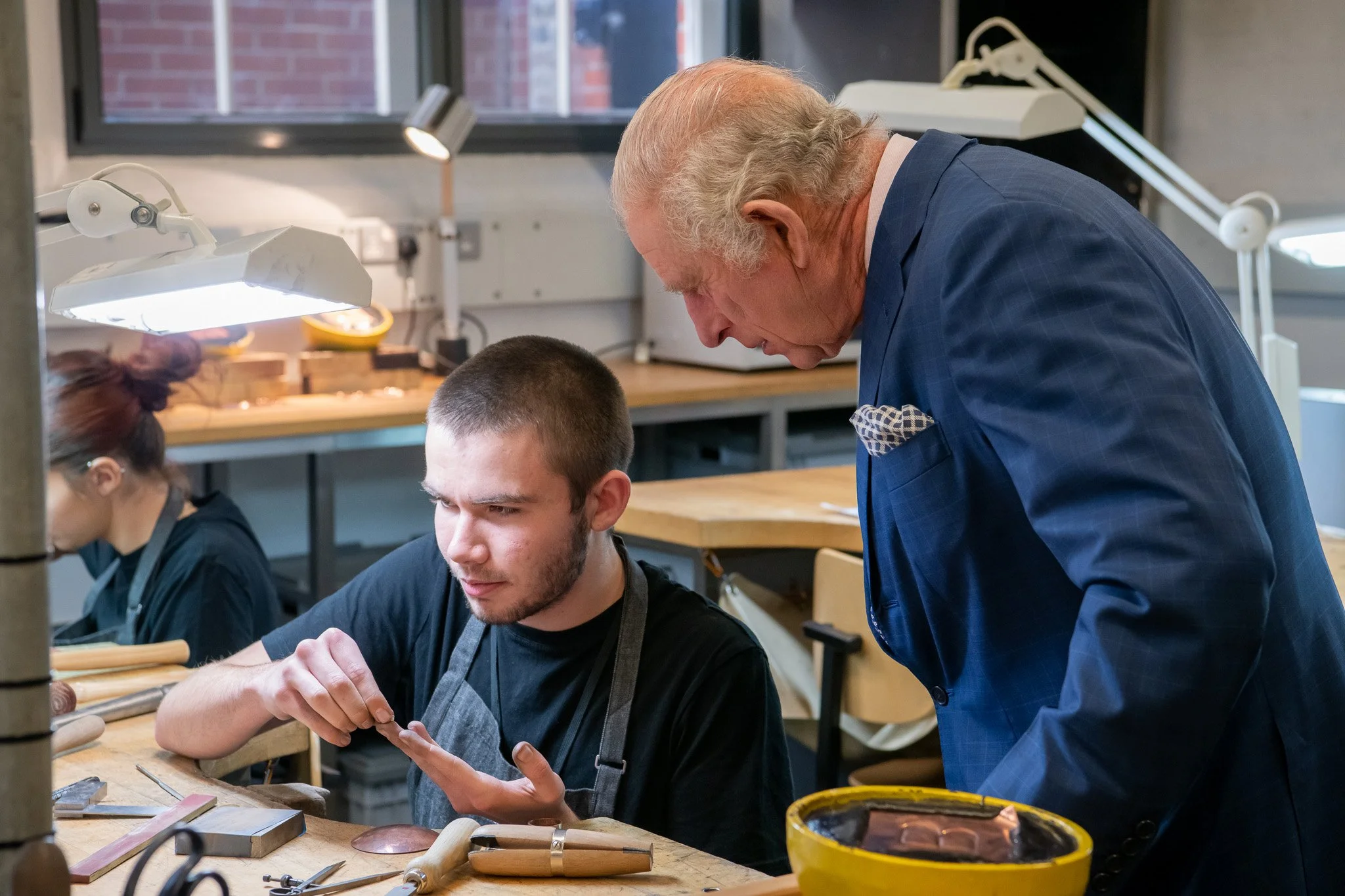 King Charles III visits the Goldsmiths’ Centre on its 10th Anniversary ...