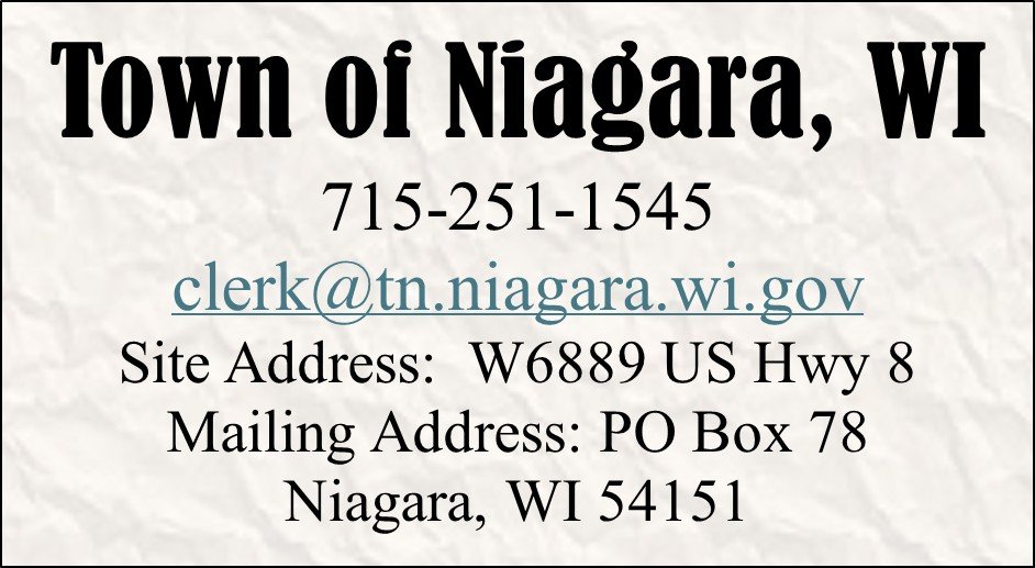 Town of Niagara, WI