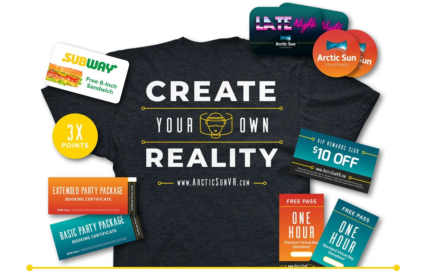 Join Arctic Sun VR's VIP Rewards Club for Promos & Rewards