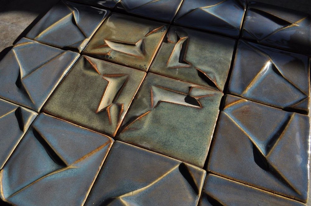 Handmade Luxury Tile - Star Tile - Custom, Artistic Tile Made in California