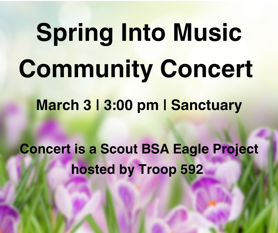 “Spring Into Music” Community Concert — Valley Community Presbyterian