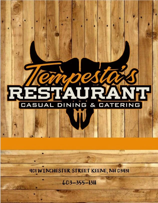 Menu — Tempesta's Restaurant