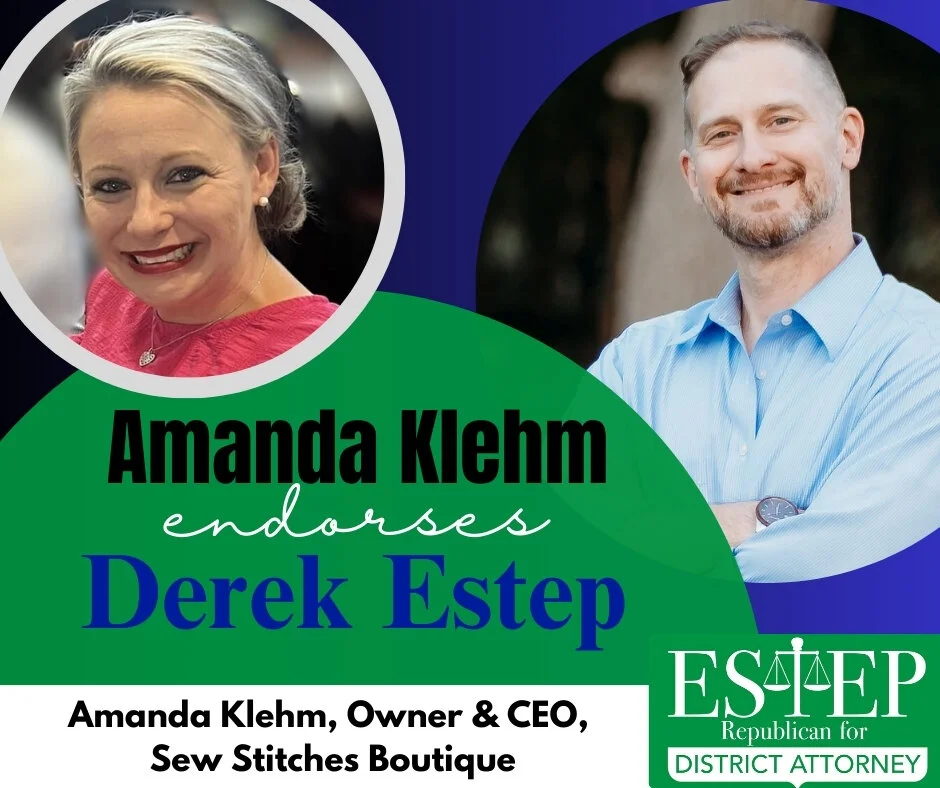 Derek Estep for Washington County District Attorney