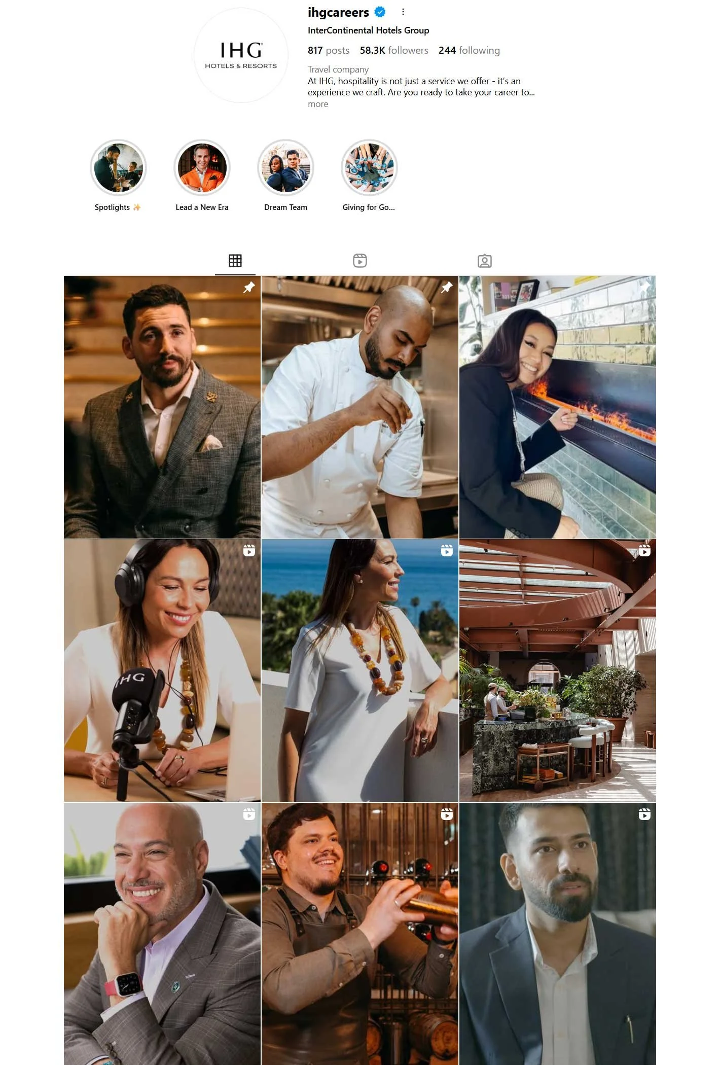 Get to know us at IHG