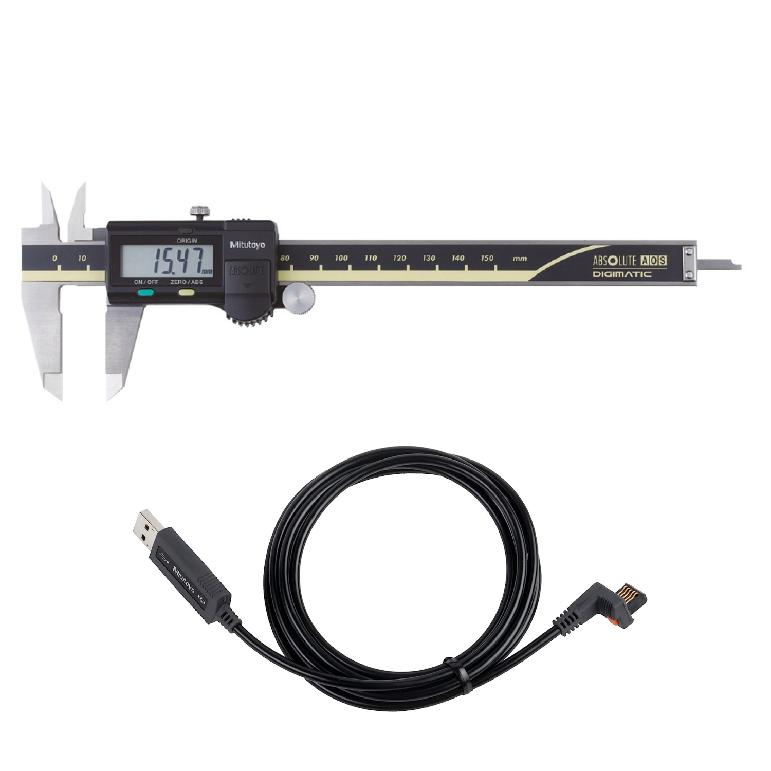 Mitutoyo Absolute Digimatic Digital Vernier Caliper 0-150mm SPC Data ...