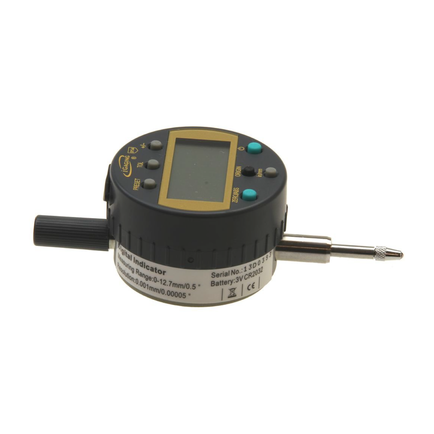 iGAGING 35-705-10 Digital Dial Indicator Gauge 12.5mm Range | 0.01mm ...