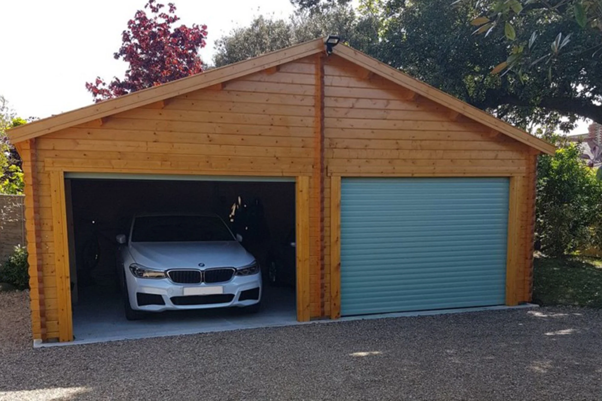 Classic Apex Roof Garage - Log Cabins — Keops