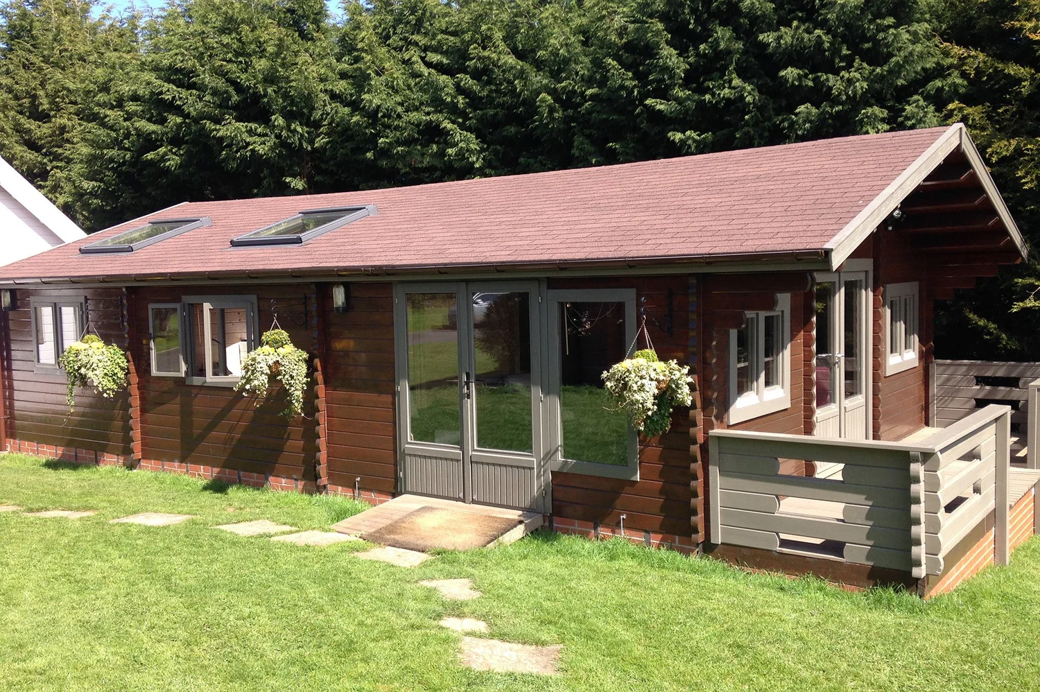 Keops Two Bedroom Lodge - Keops Interlock Log Cabins — Keops