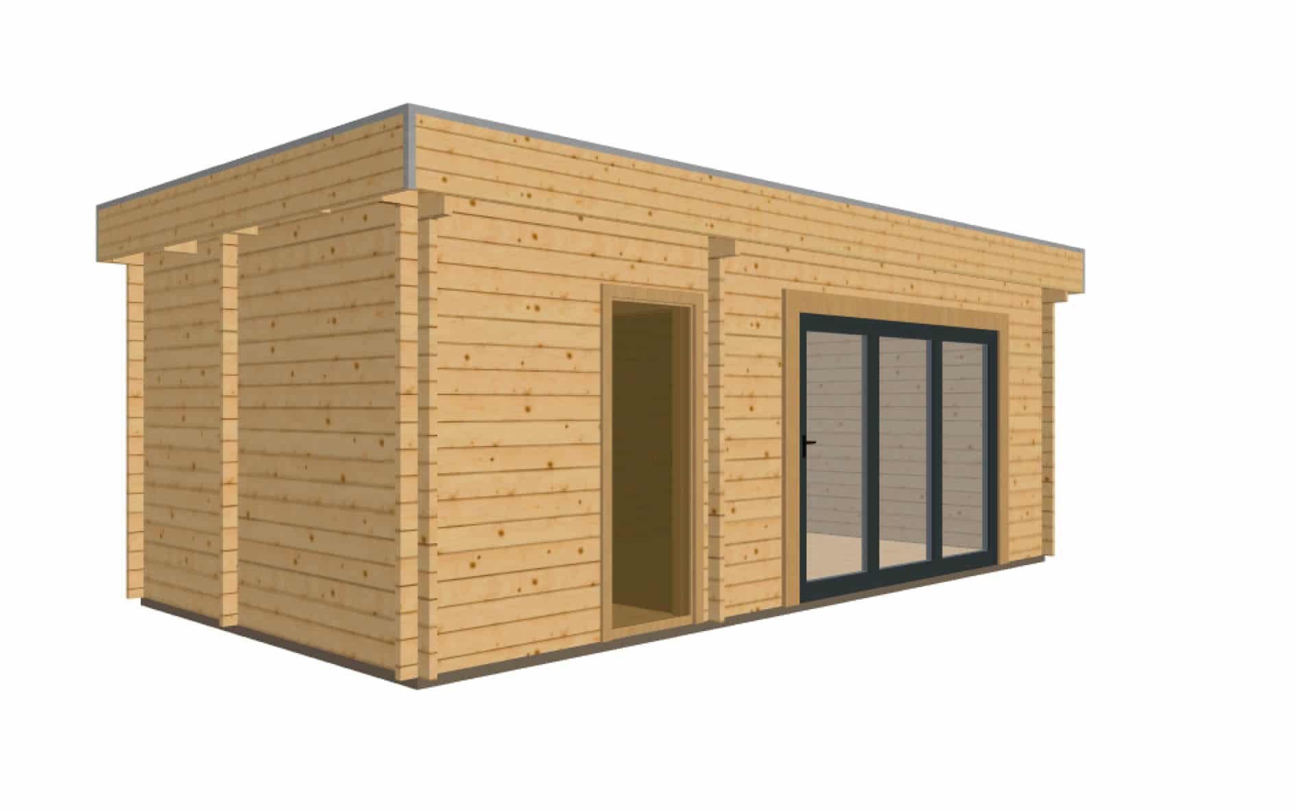 Time-Lapse: Keops Moderna Log Cabin Build — Keops