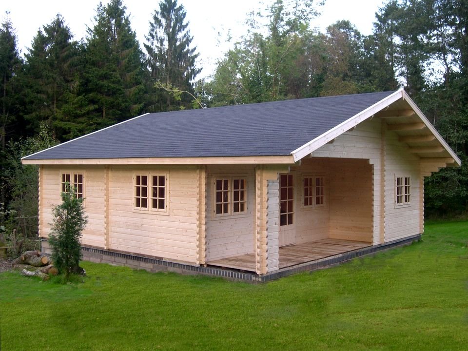 Mr Bakewell’s Cabin - Apex Roof Log Cabin — Keops