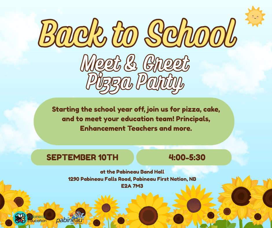 Back to School Meet & Greet Pizza — Oinpegitjoig