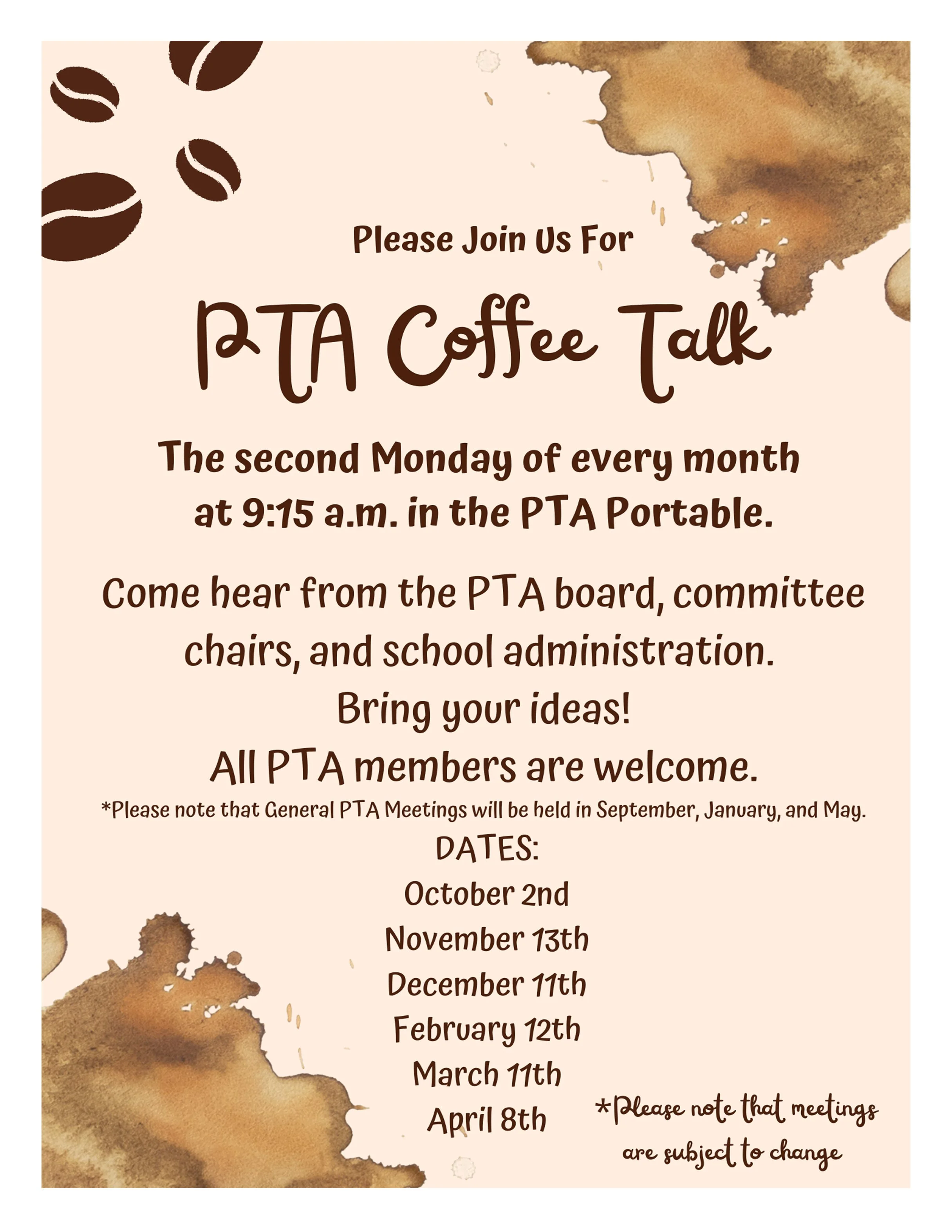 Indian Trace Elementary PTA— Events