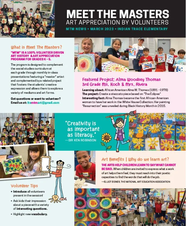 Indian Trace Elementary PTA— Meet The Masters