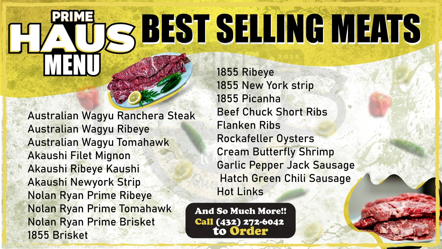OUR PRODUCTS — Prime Haus Meat Market