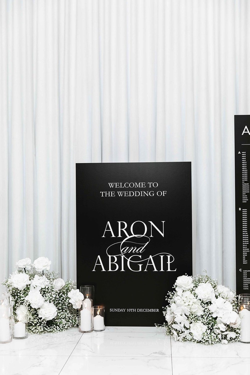 Entry Frames & Seating Charts — ABRA Events