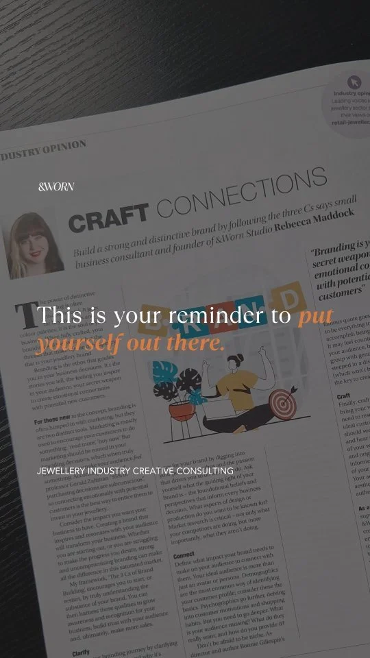 &Worn Studio | Small Jewellery Business Creative Consulting by Rebecca ...
