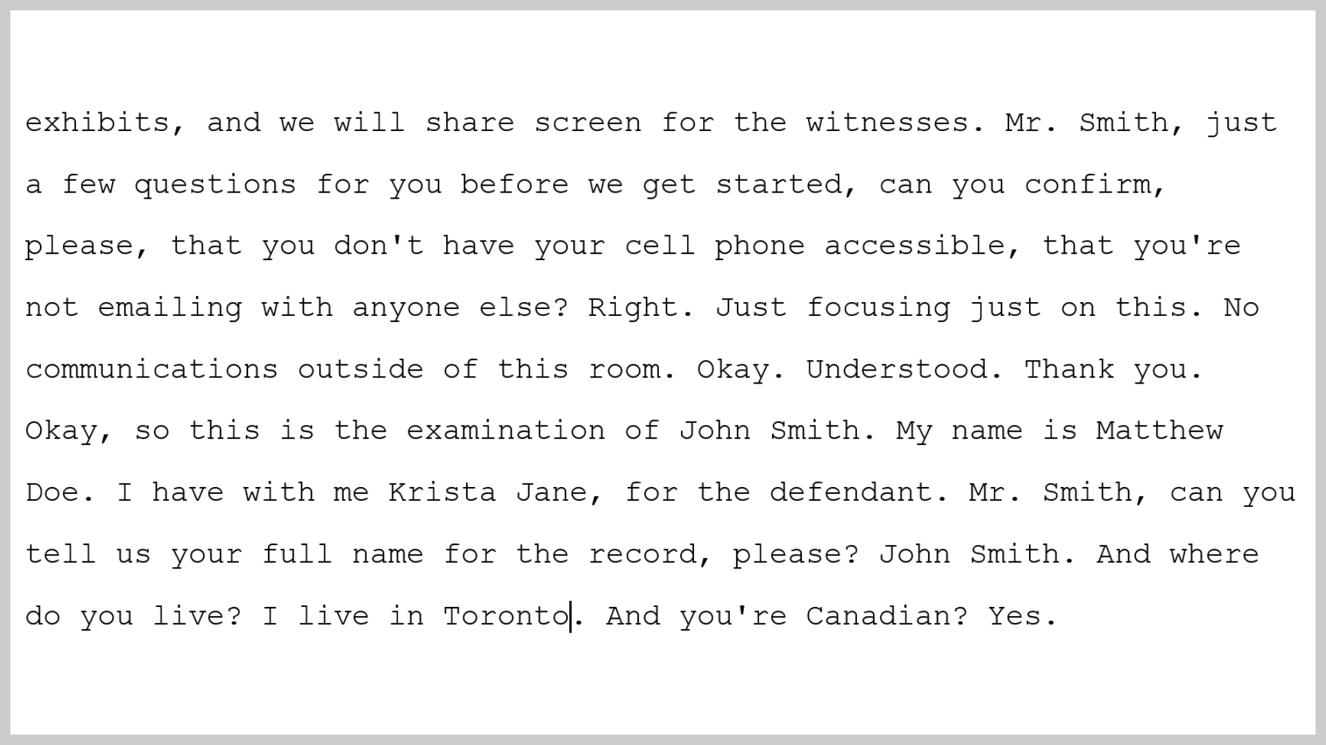 Speaker Identification — Claudio