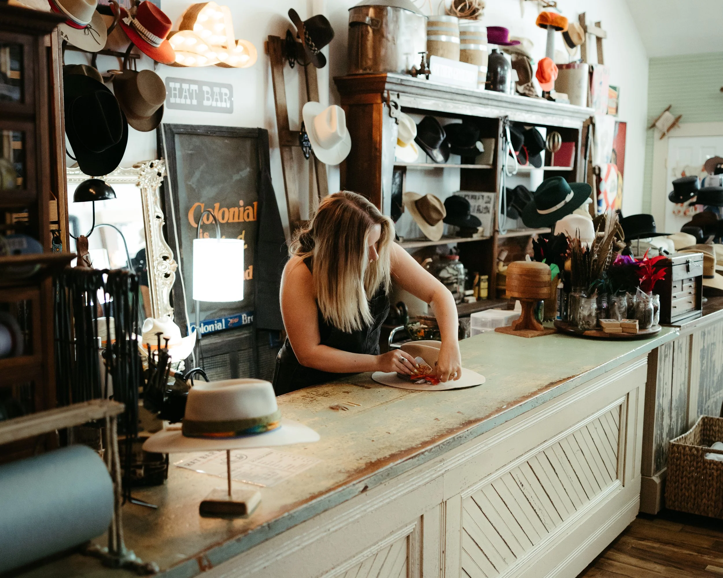 Hat Bar near Chattanooga, TN — Dunlap Mercantile