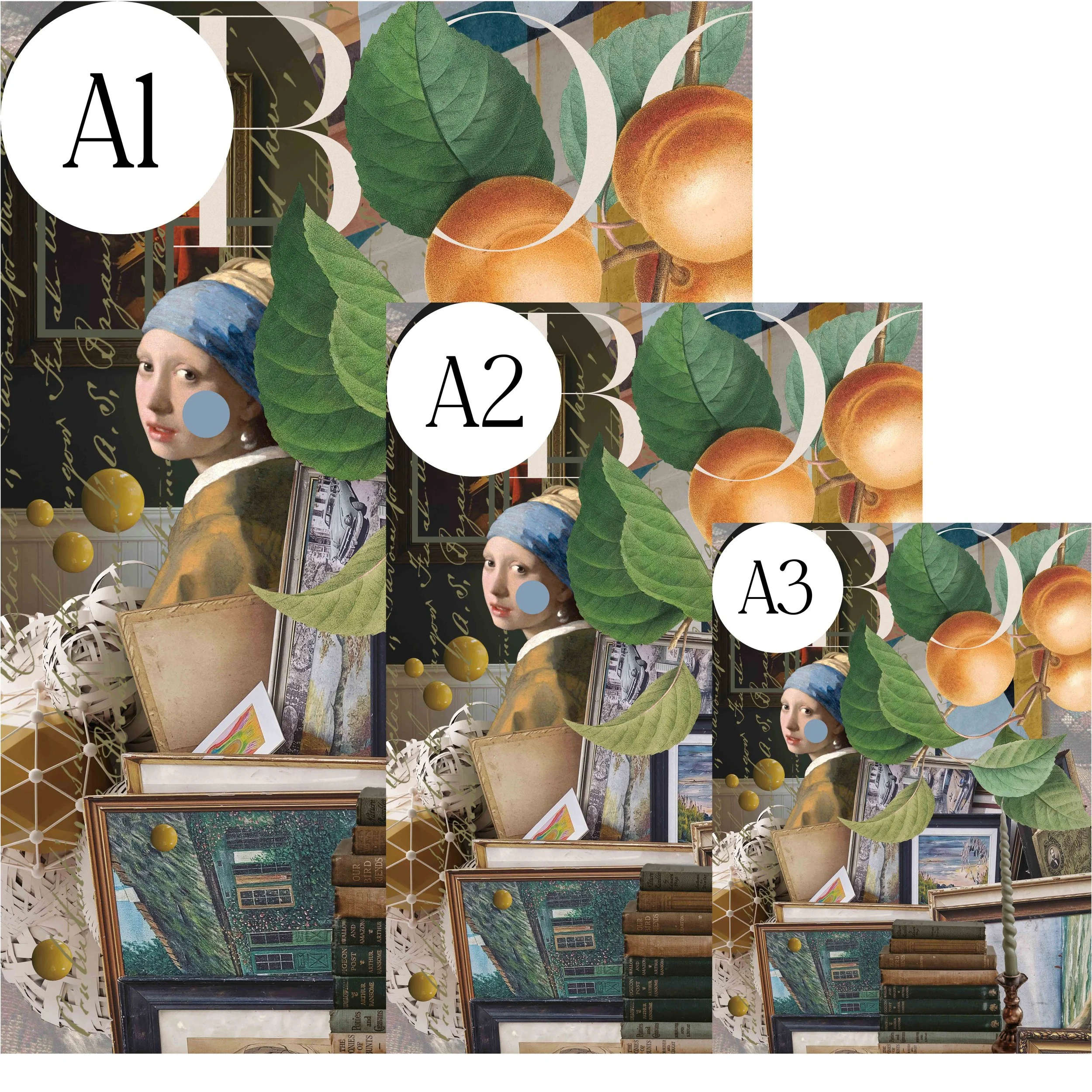 Luxury Collage Wrapping Paper — Manuela Menzi Studio