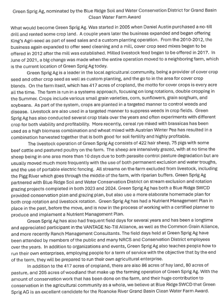 Blue Ridge Soil and Water Conservation District