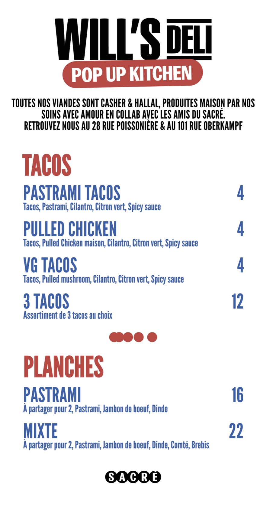 Drinks & Food : Rire, boire et manger — Sacré Comédie
