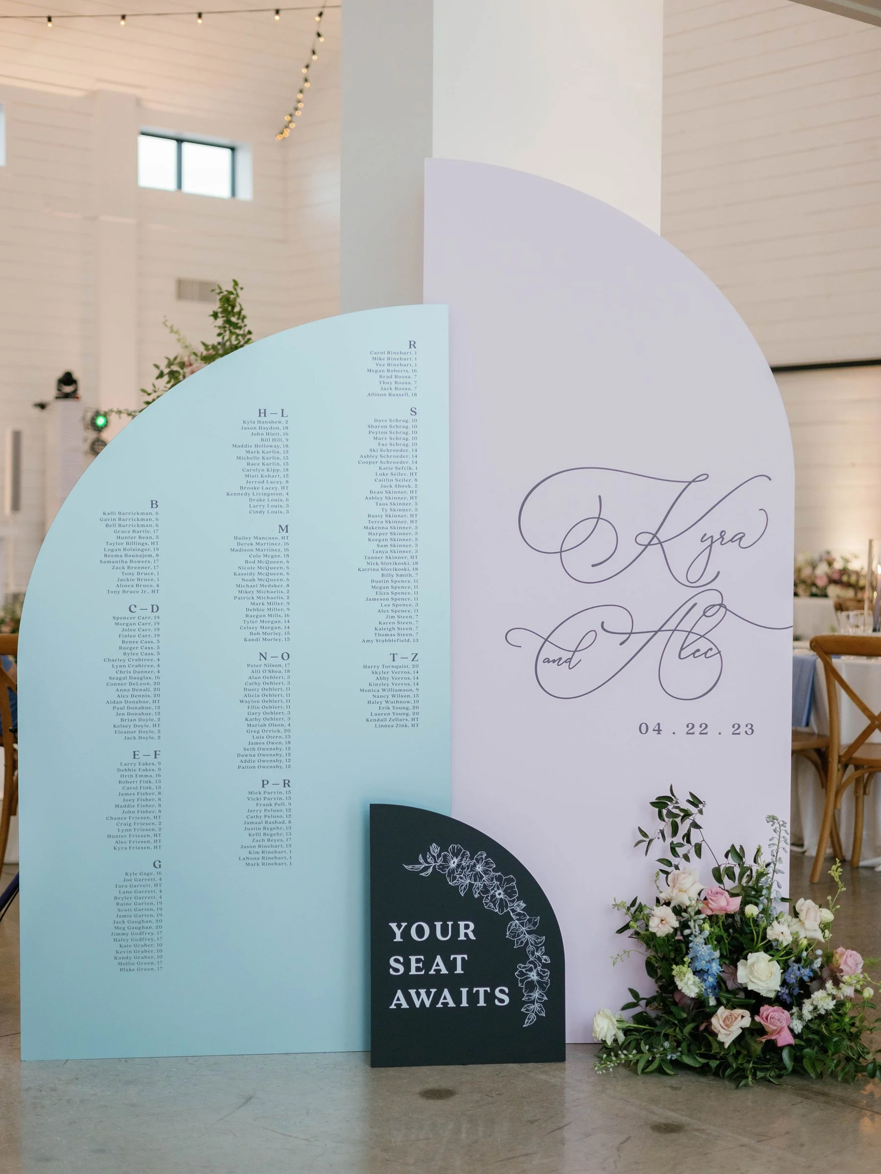 Escort Cards & Displays — Hazelwood Paper Co.