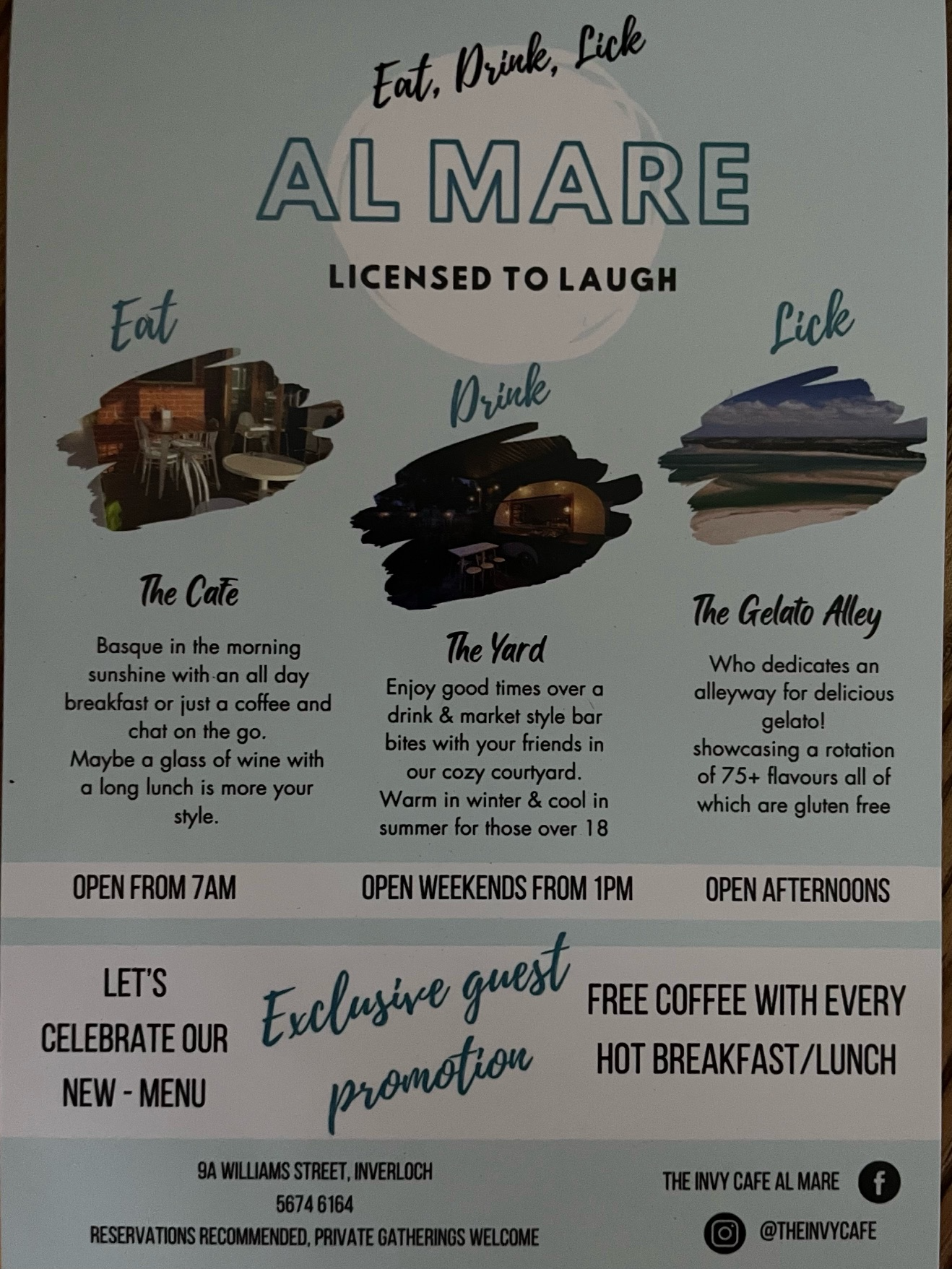 Cafe Al Mare — Visit Inverloch