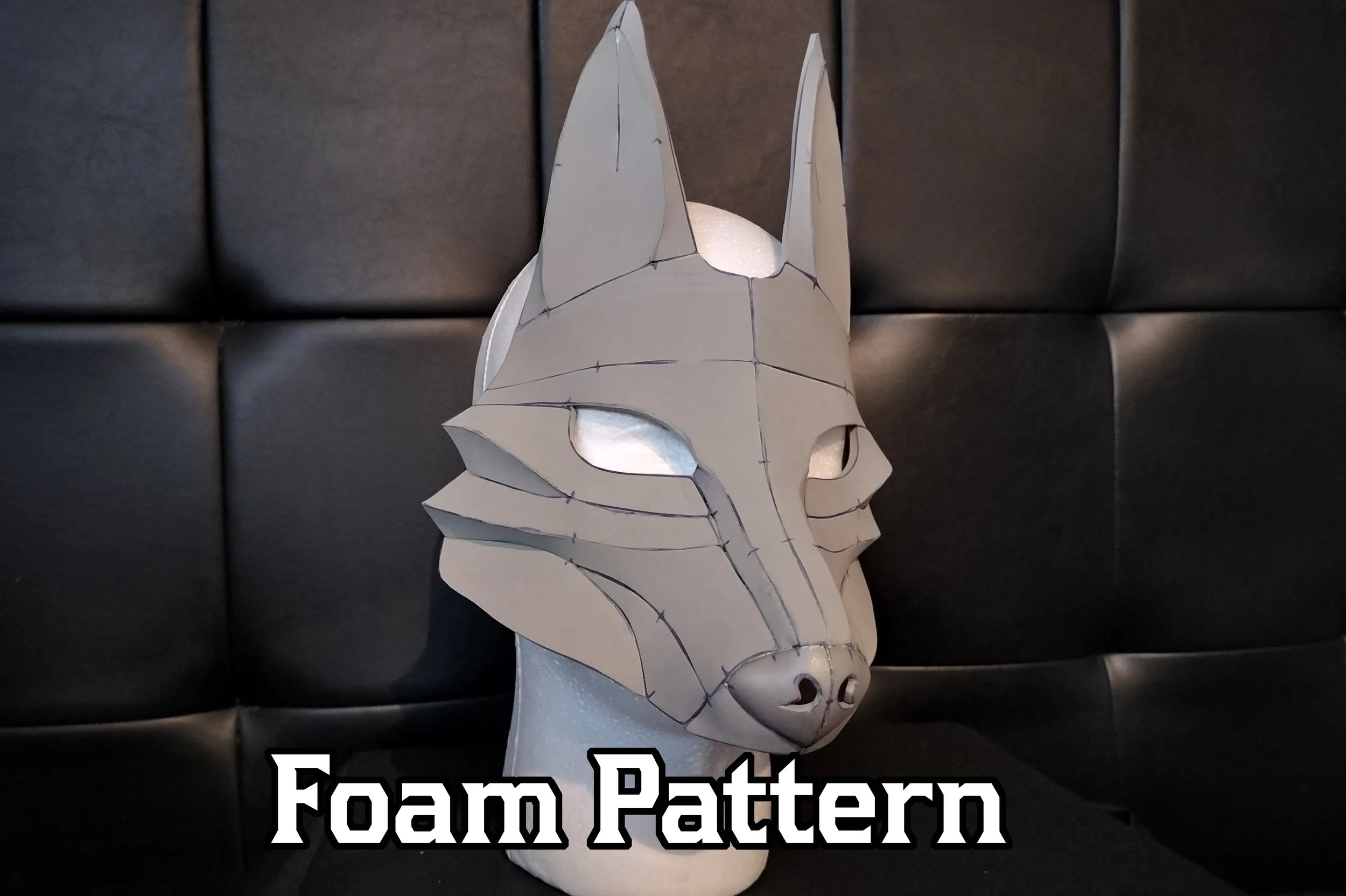 Masquerade Mask Foam Pattern Bundle | Wolf, Dragon, Half and Full Face