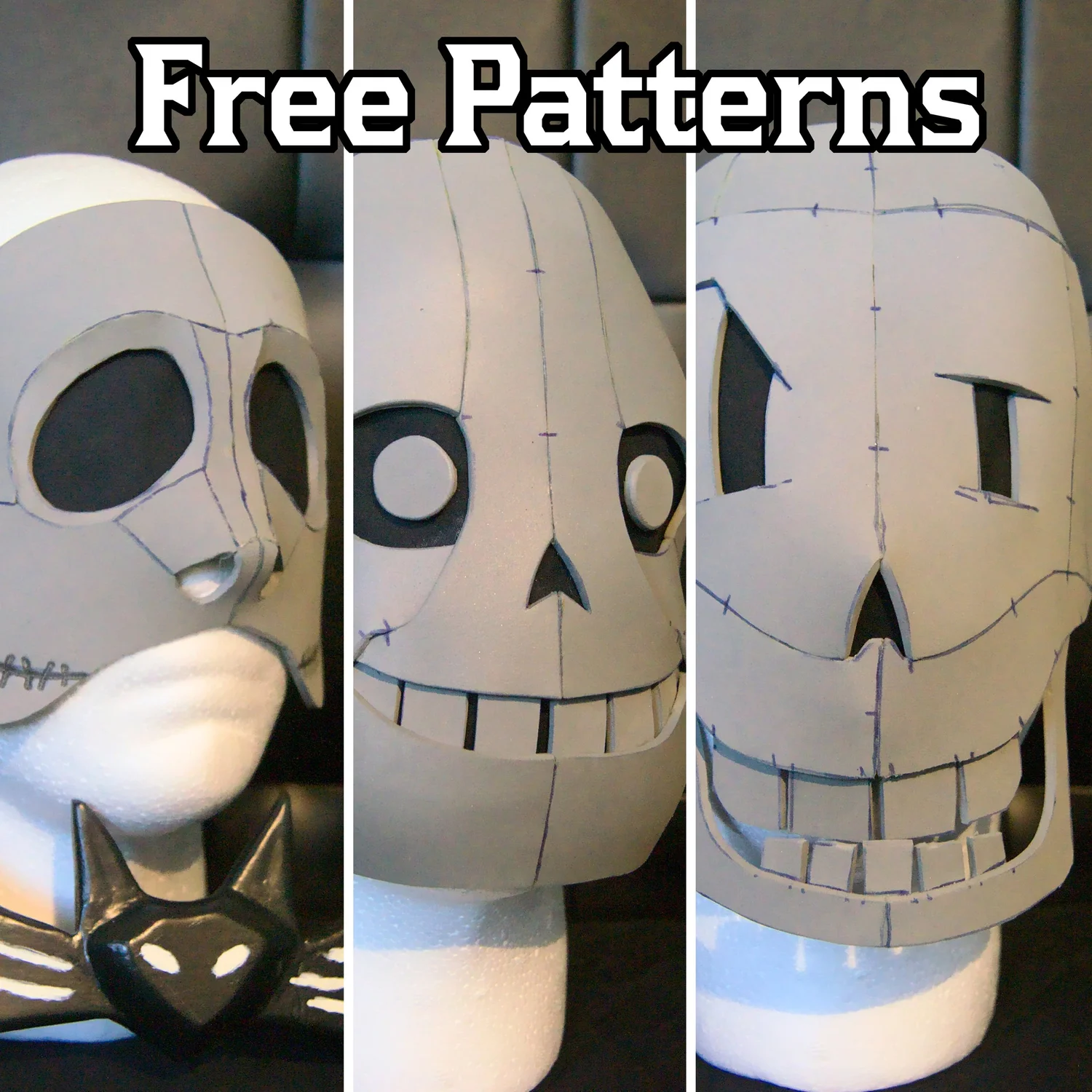 Three Free Foam Mask Patterns