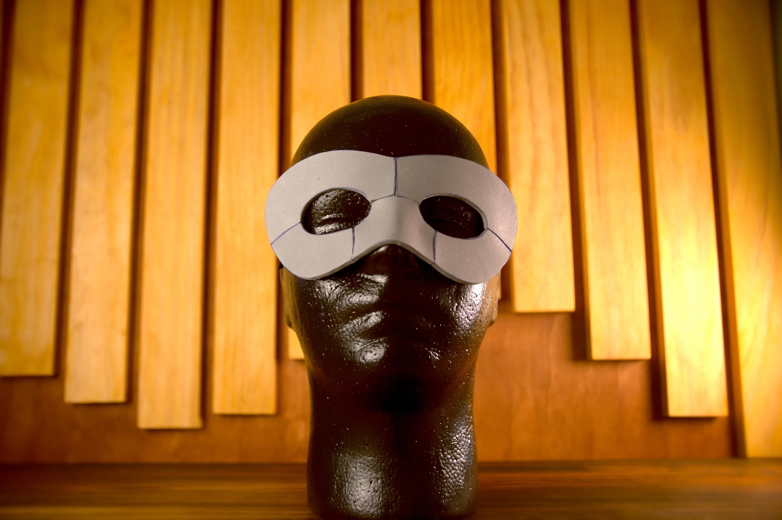 Hero and Villain Mask Foam Pattern